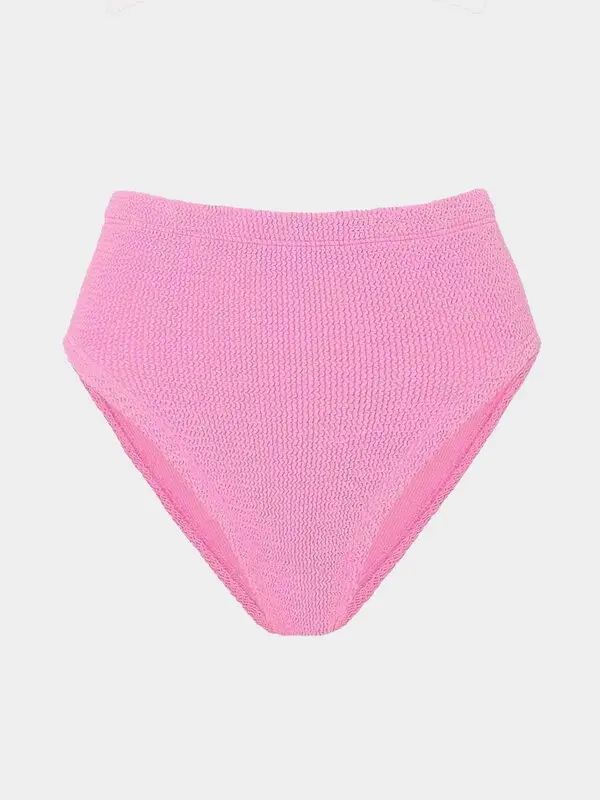 Hunza G High Waist Bikini Bottom - Bubblegum