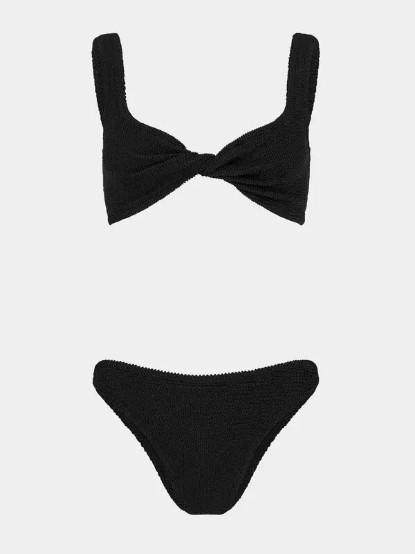 Hunza G Coverage Juno Bikini - Black