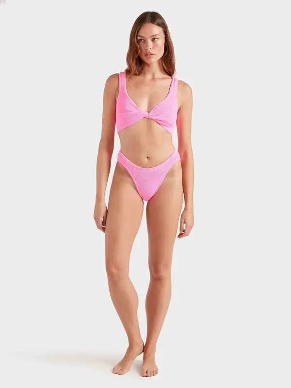 Hunza G Juno Coverage Two-piece Swimsuit - Bubblegum