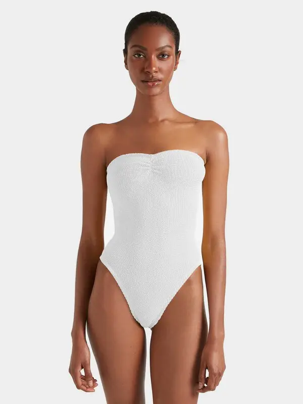 Hunza G Brooke Swim - White