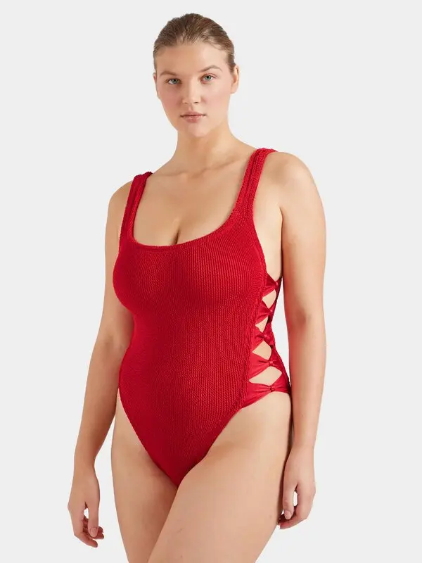 Hunza G Tiffany Swim - Red