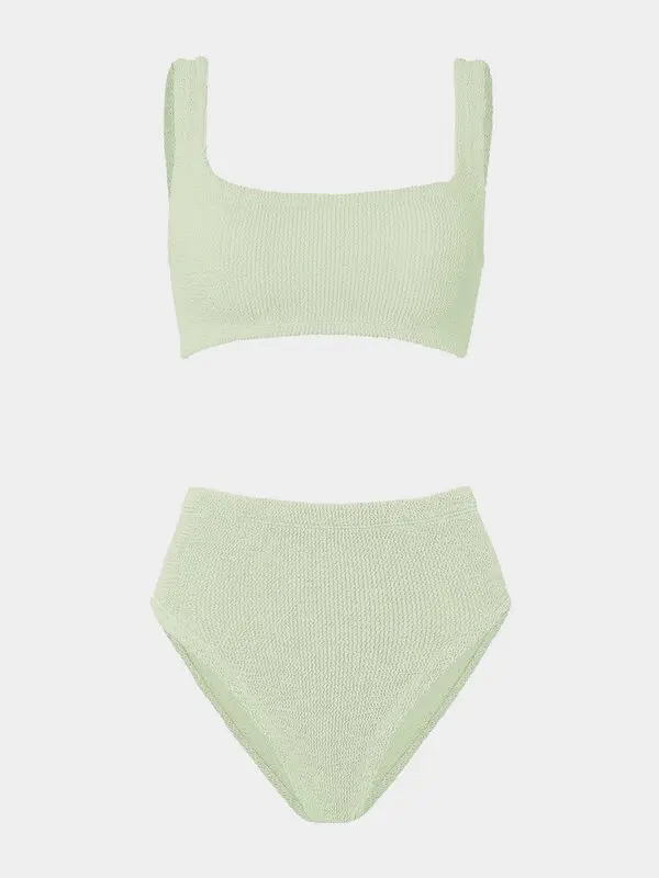Hunza G Patricia Bikini | | Original Crinkle™ Swimwear - Sage