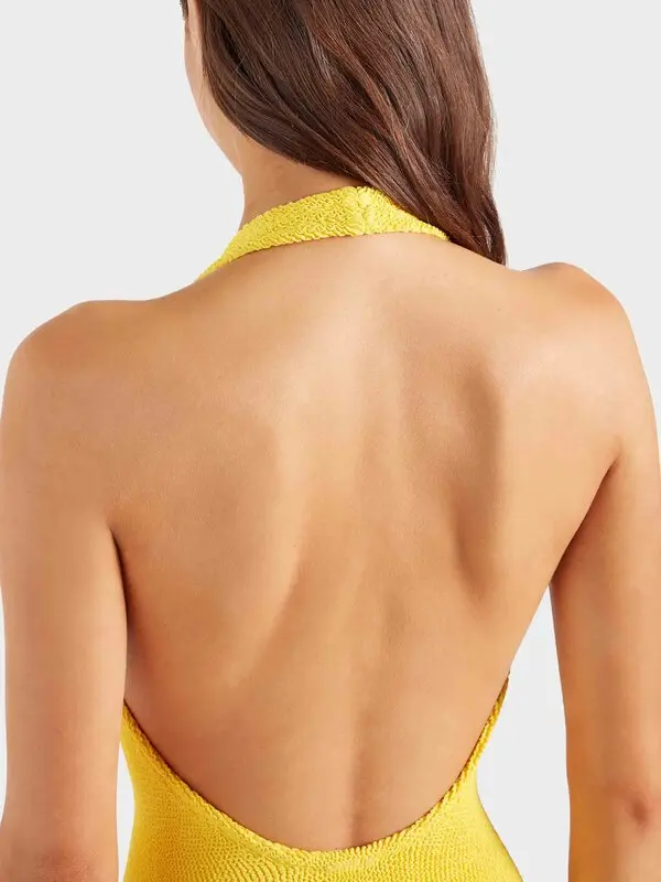 Hunza G Sandy Swim | | Original Crinkle™ Swimwear - Sunflower