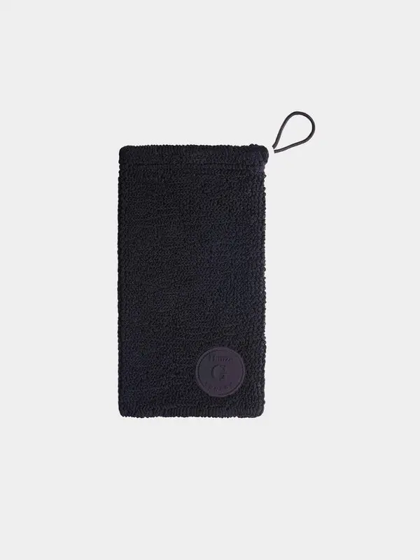 Hunza G Sunglasses Pouch - Crinkle Black