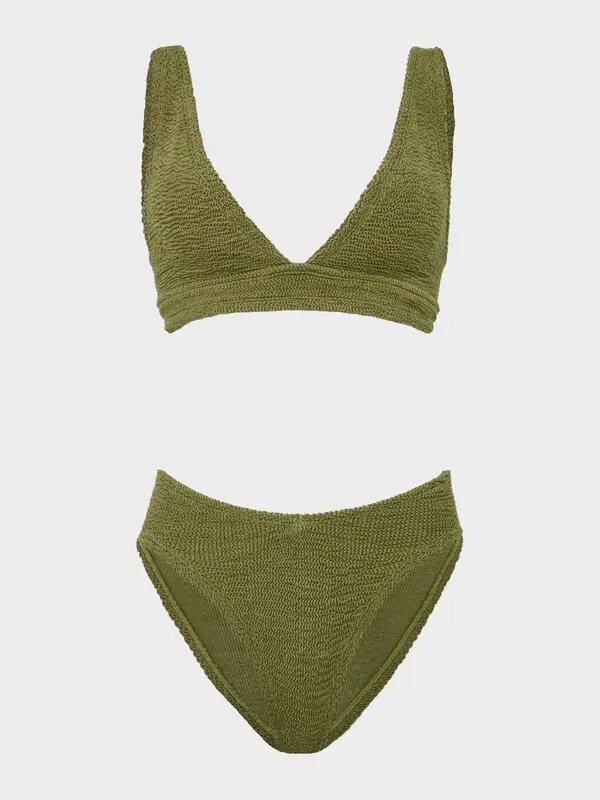 Hunza G Angel Bikini - Metallic Moss