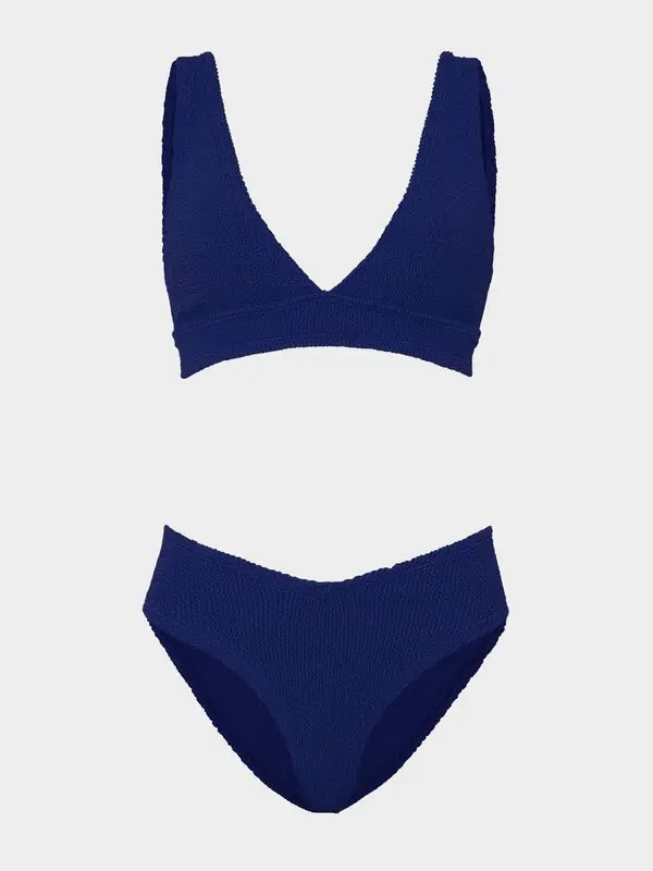 Hunza G Angel Bikini | | Original Crinkle™ Swimwear - Navy