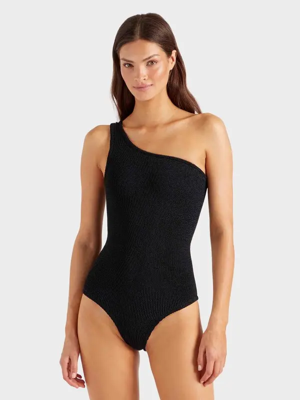 Hunza G Coverage Nancy Swim - Black