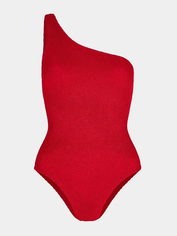 Hunza G Coverage Nancy Swim - Red