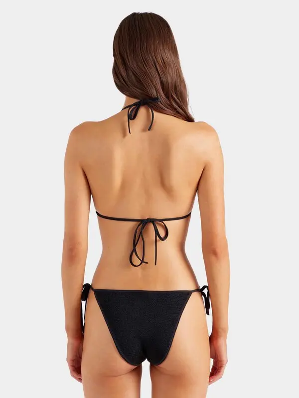 Hunza G Gina Triangle Bikini - Black