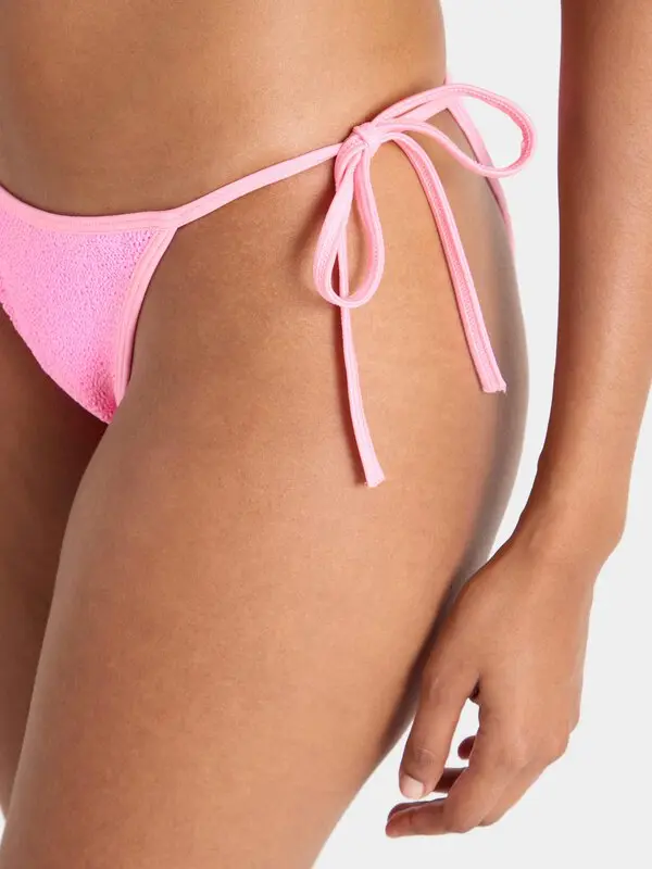 Hunza G Gina Triangle Bikini - Bubblegum