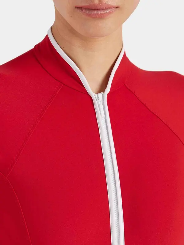 Hunza G Tyra Upf 50+ Swim - Red & White