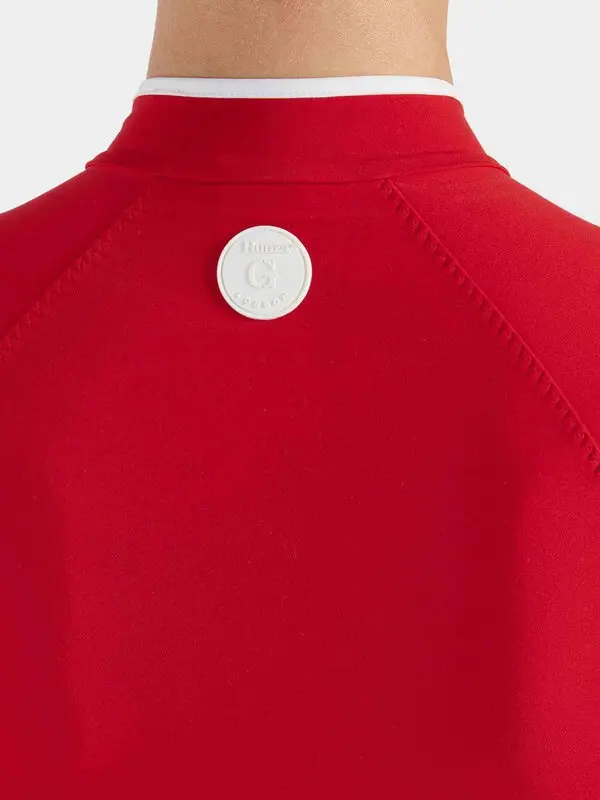 Hunza G Tyra Upf 50+ Swim - Red & White
