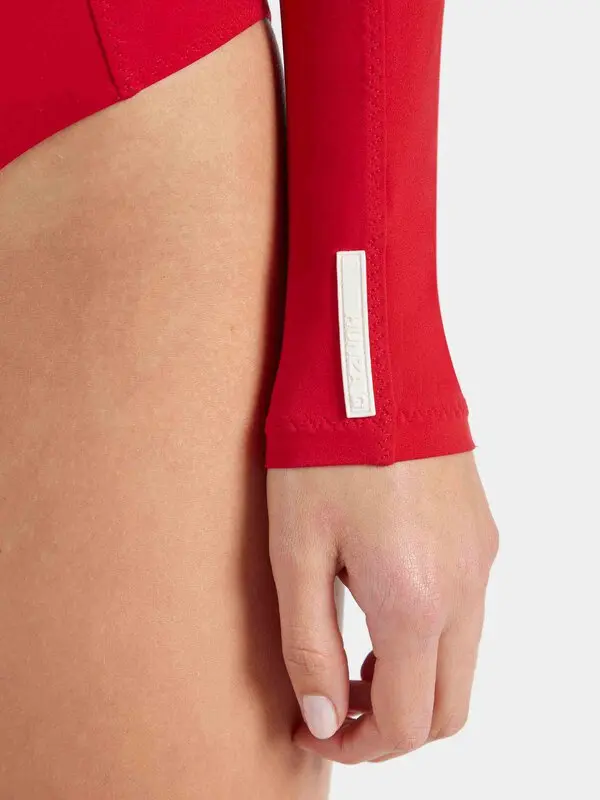 Hunza G Tyra Upf 50+ Swim - Red & White
