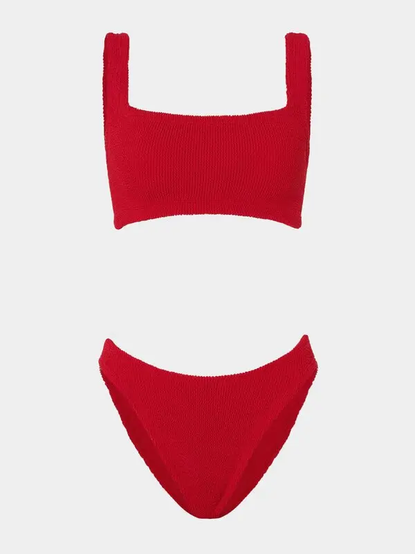 Hunza G Coverage Xandra Bikini - Red