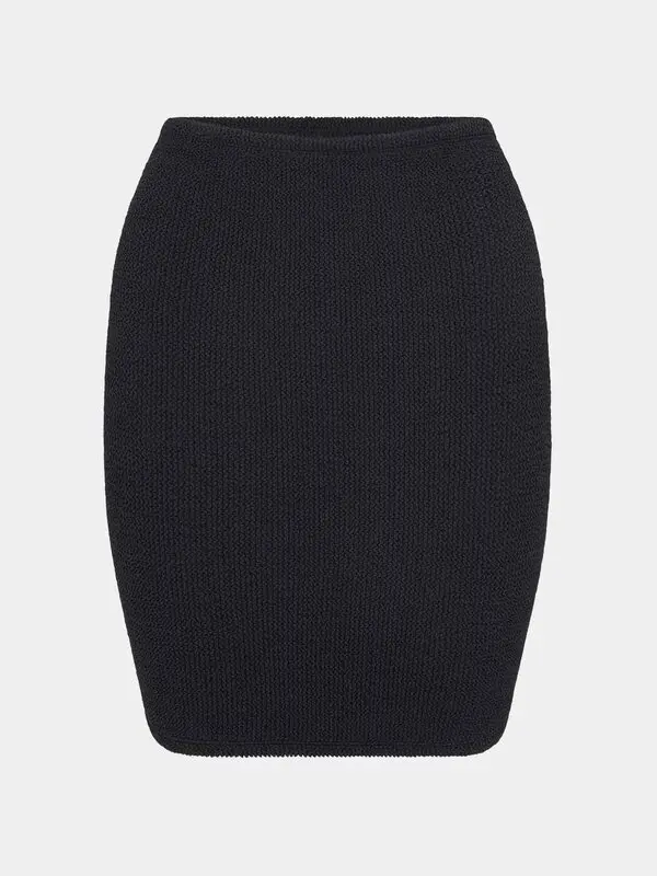 Hunza G Mini Skirt - Black