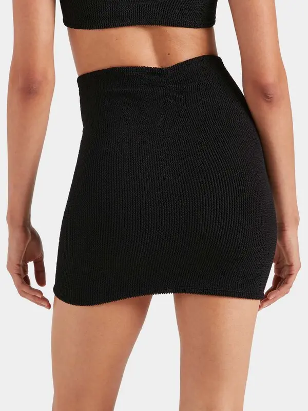 Hunza G Mini Skirt - Black