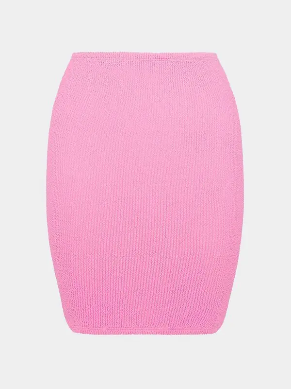 Hunza G Mini Skirt - Bubblegum