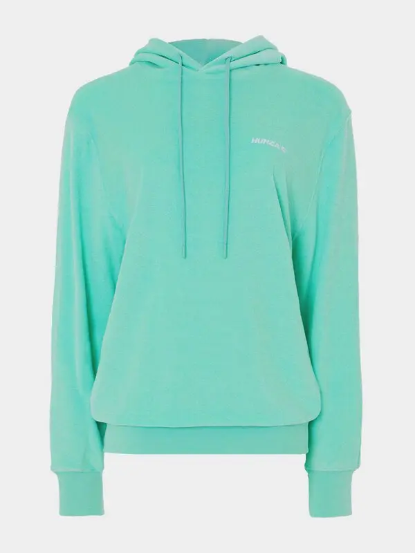 Hunza G Terry Towelling Hoodie | | Resortwear - Mint