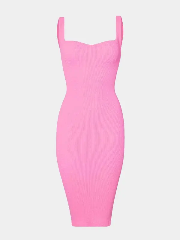 Hunza G Tank Dress - Bubblegum