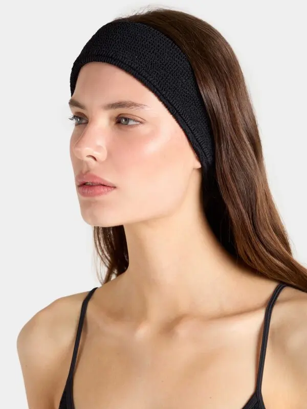Hunza G Headband | Swimwear - Black