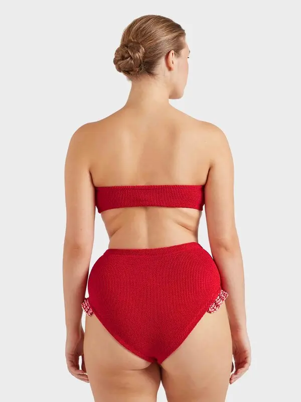 Hunza G Peggy Bikini - Red Gingham