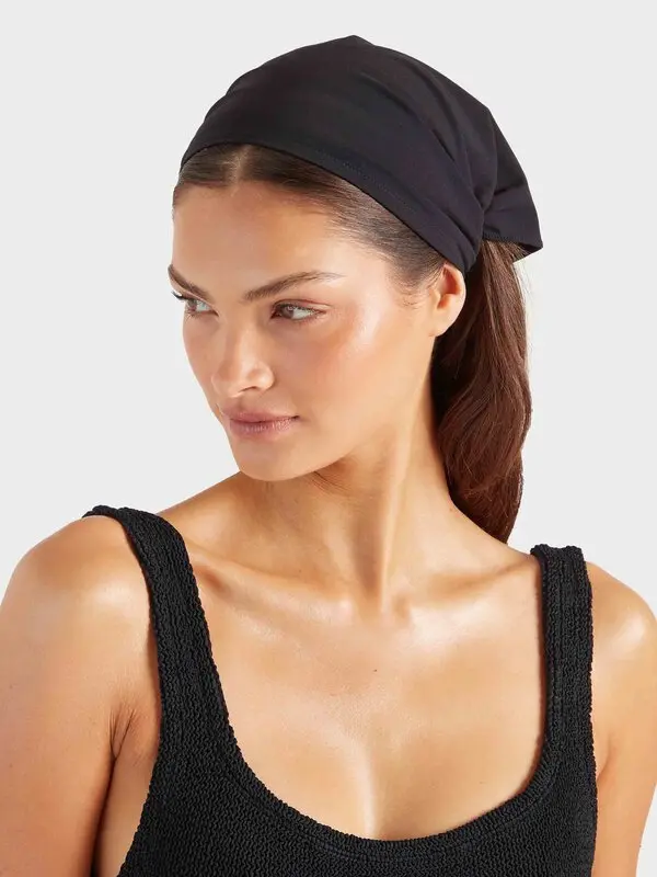 Hunza G Sofia Upf 50+ Headscarf - Black
