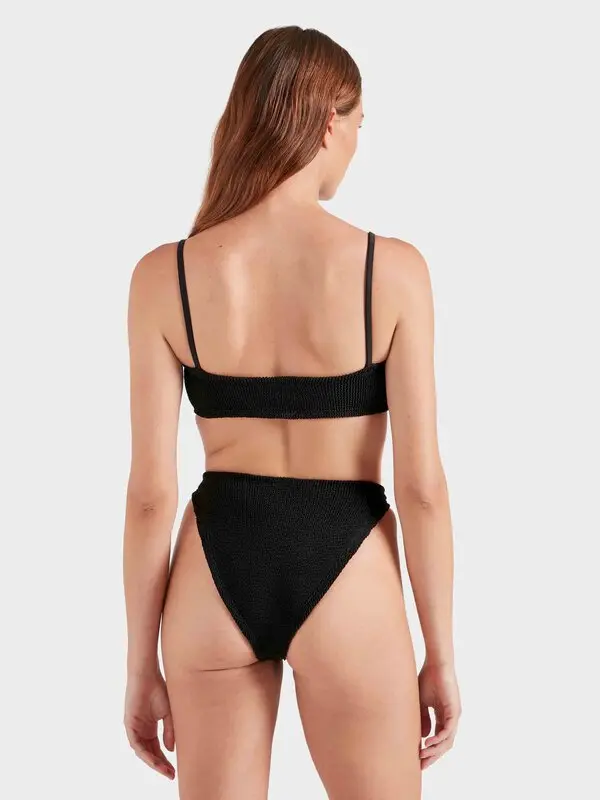 Hunza G Alicia Bikini | | Original Crinkle™ Swimwear - Black