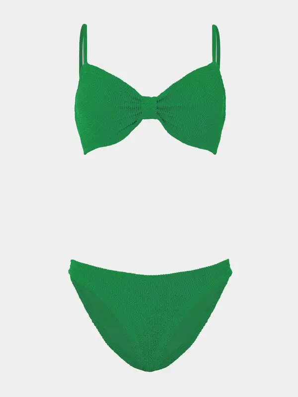 Hunza G Alicia Bikini | | Original Crinkle™ Swimwear - Emerald