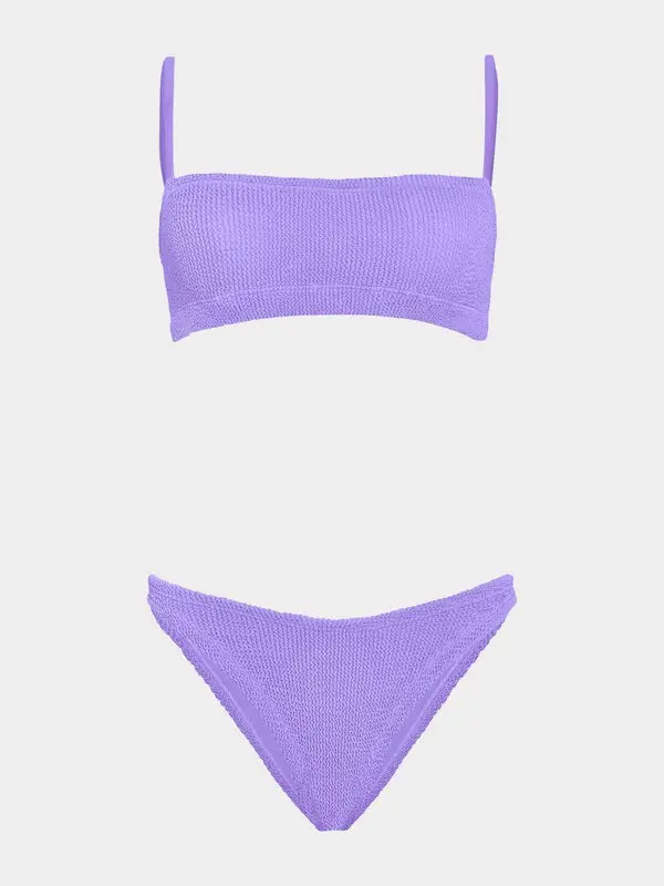 Hunza G Gigi Original Crinkle Bikini - Crinkle Lilac
