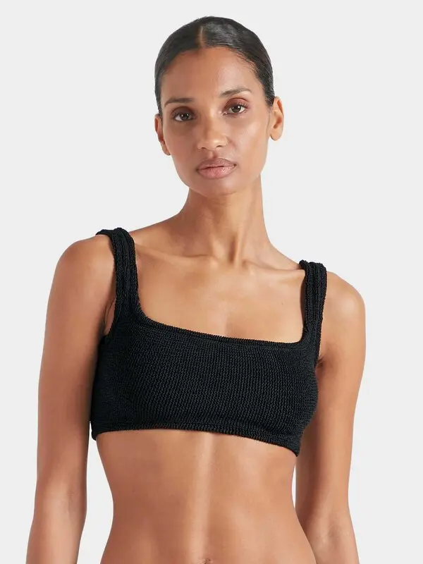 Hunza G Xandra Bikini Top - Black