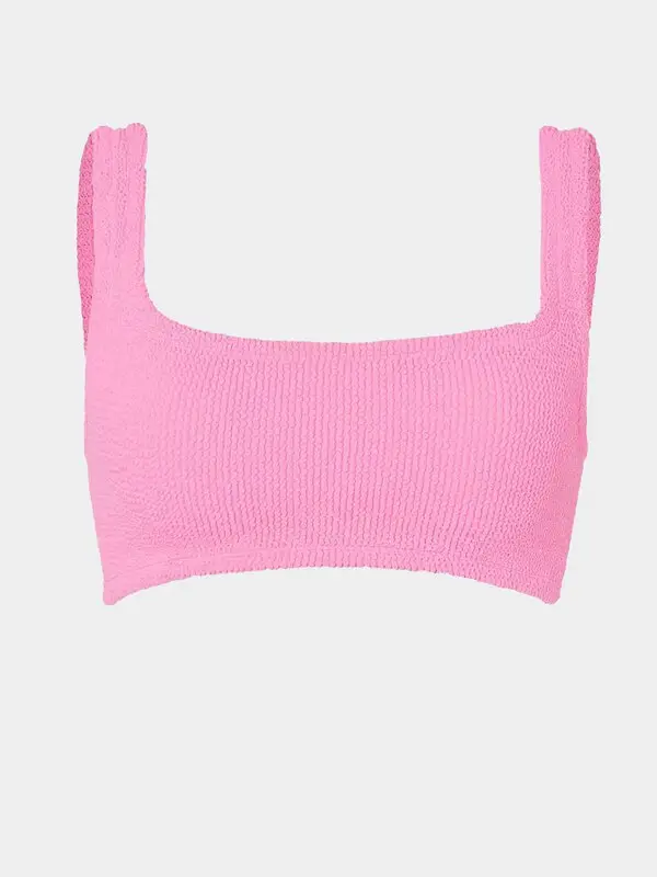 Hunza G Xandra Bikini Top - Bubblegum