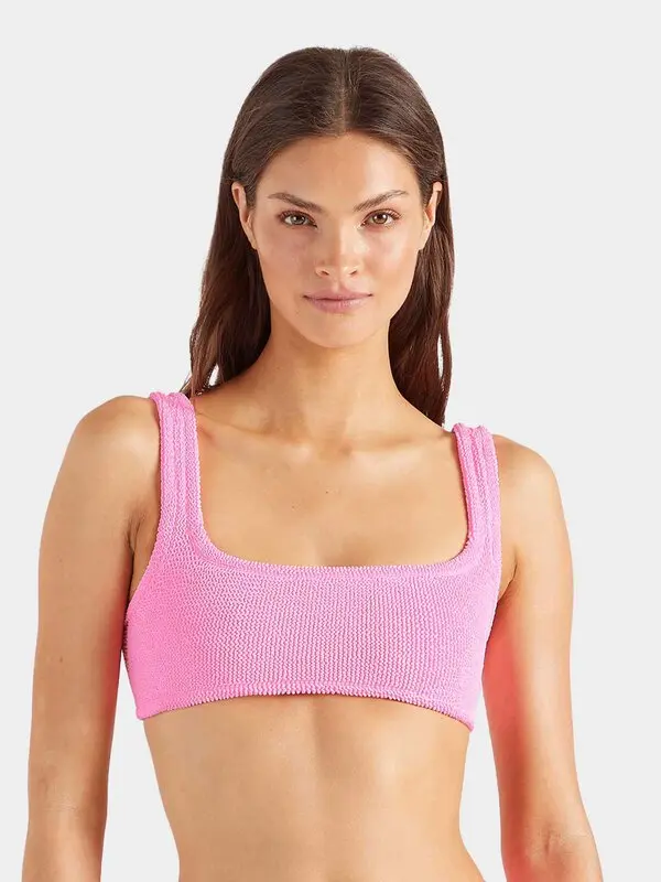 Hunza G Xandra Bikini Top - Bubblegum