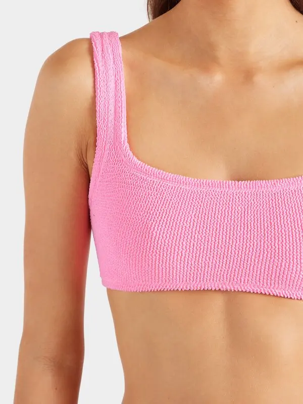 Hunza G Xandra Bikini Top - Bubblegum