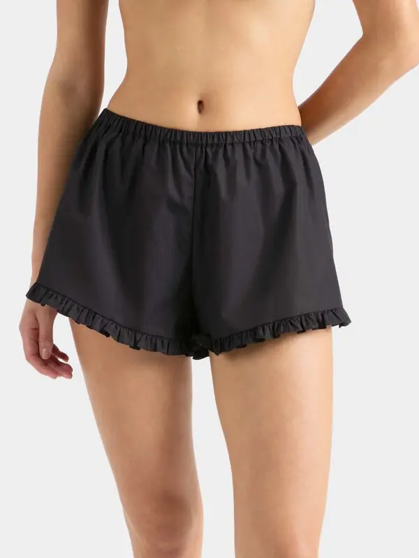 Hunza G Frill Mini Short