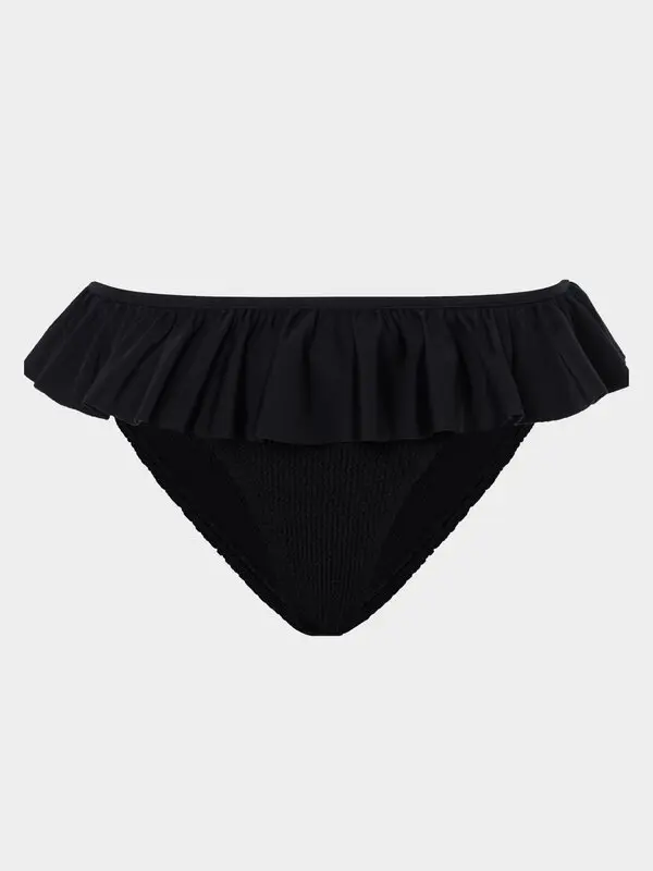 Hunza G Frill Bikini Bottom - Black