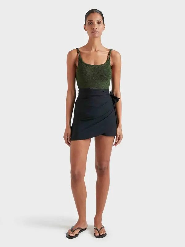 Hunza G Short Sarong - Black