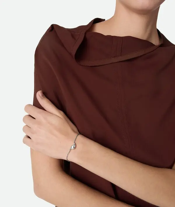 Bottega Veneta Drop Bracelet - Silver