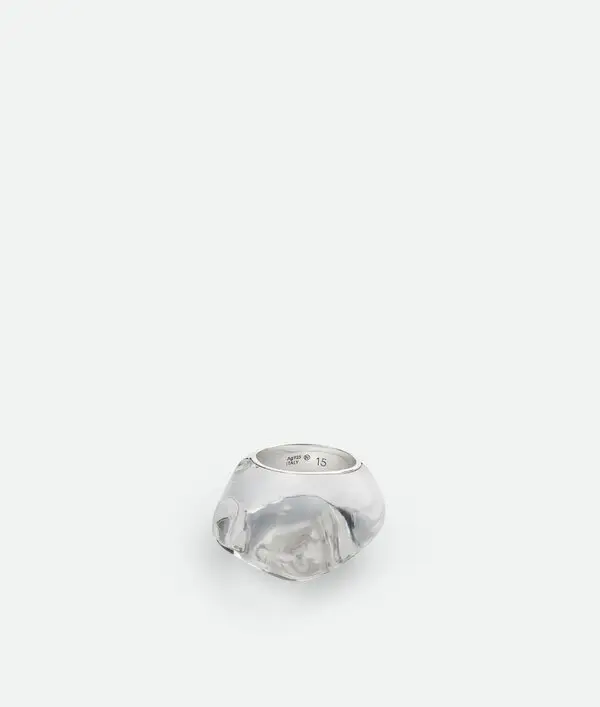 Bottega Veneta Fin Ring - Transparent