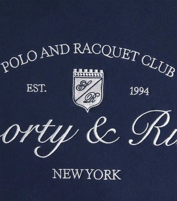 Sporty & Rich Syracuse Embroidered Sweatshirt