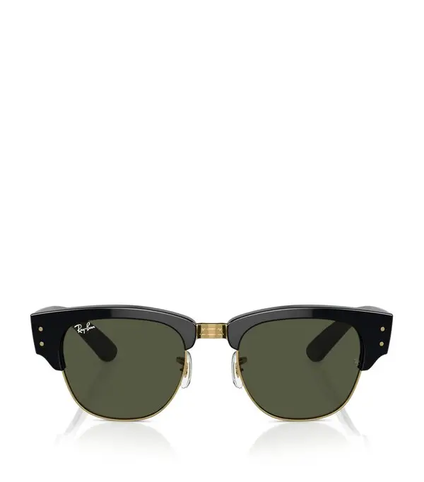 Ray-ban Mega Clubmaster Square Sunglasses - Black