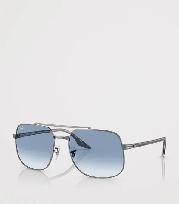 Ray-ban Metal Square Sunglasses