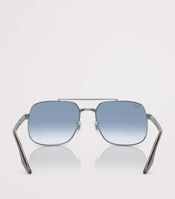Ray-ban Metal Square Sunglasses