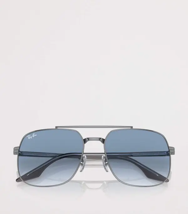 Ray-ban Metal Square Sunglasses