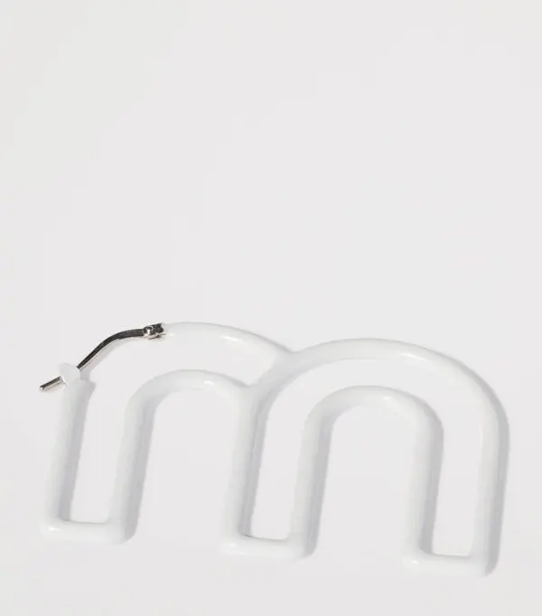 Miu Miu M Logo Single Earring