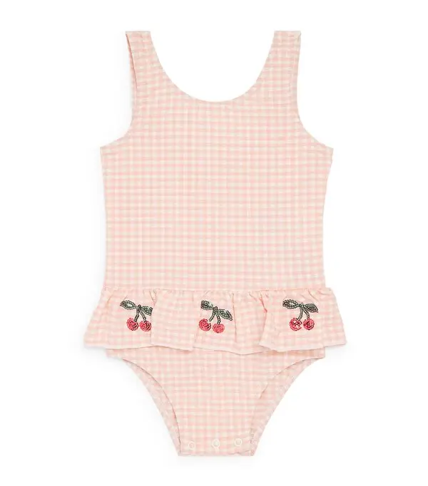 KONGES SLOJD Check Etta Swimsuit - Pink