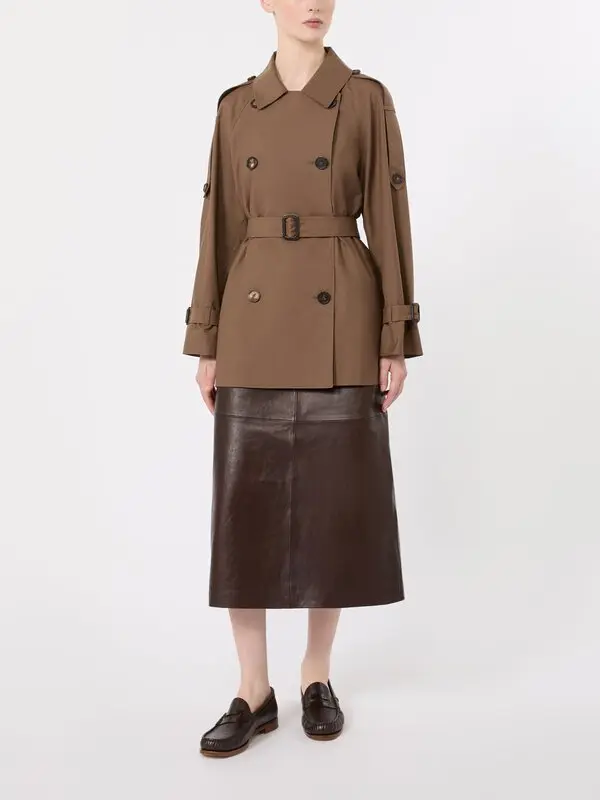 Max Mara Water-repellent Short Trench Coat