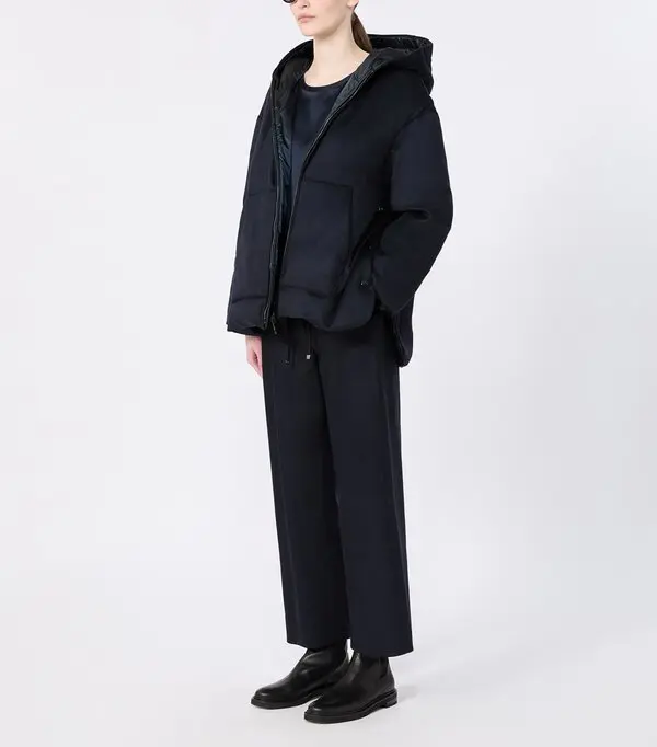 Max Mara Wool-blend Drawstring Trousers