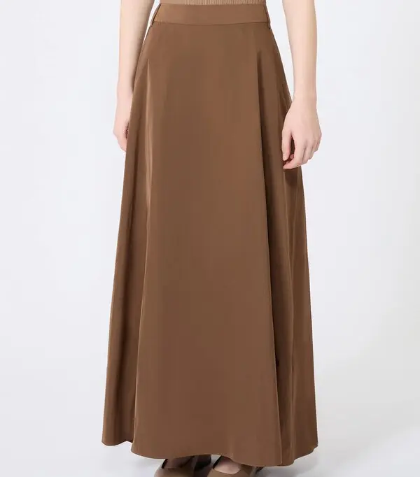 Max Mara Taffeta Maxi Skirt