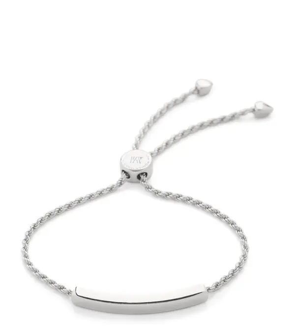 Monica Vinader Sterling Linear Friendship Bracelet - Silver