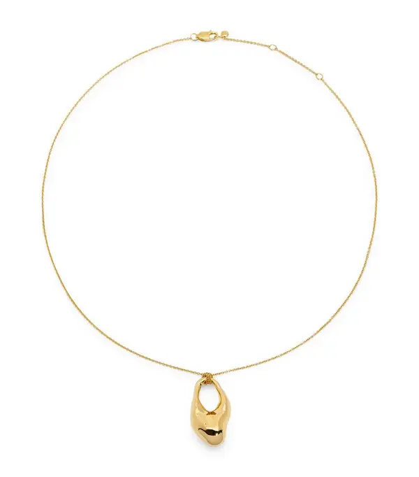Monica Vinader Vermeil Antica Bold Chain Necklace - Gold